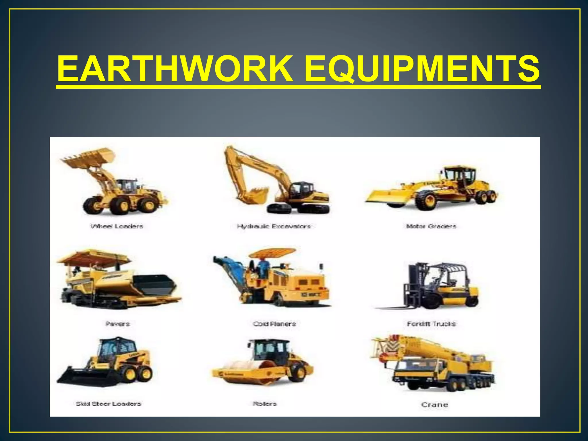SOIL CLASSIFICATION AND CONSTRUCTION EQUIPMENTS | PPTX