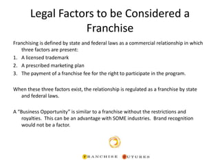 Franchise Course | PPTX