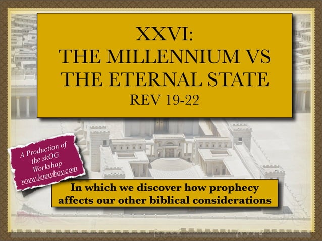 XXIV Millennium vs. Eternal State | PPT