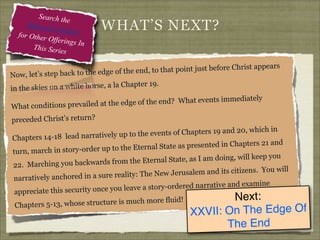 XXIV Millennium vs. Eternal State | PDF | Christianity | Religion ...