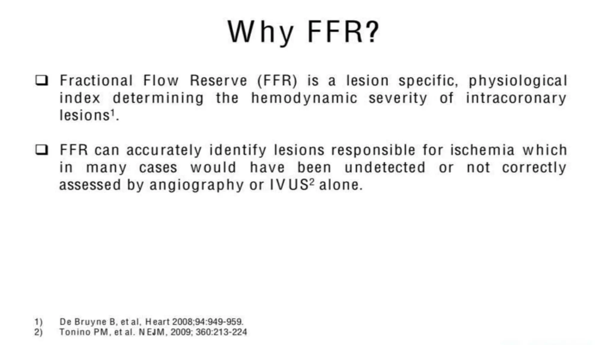 FFR(fractional flow reserve) | PPTX