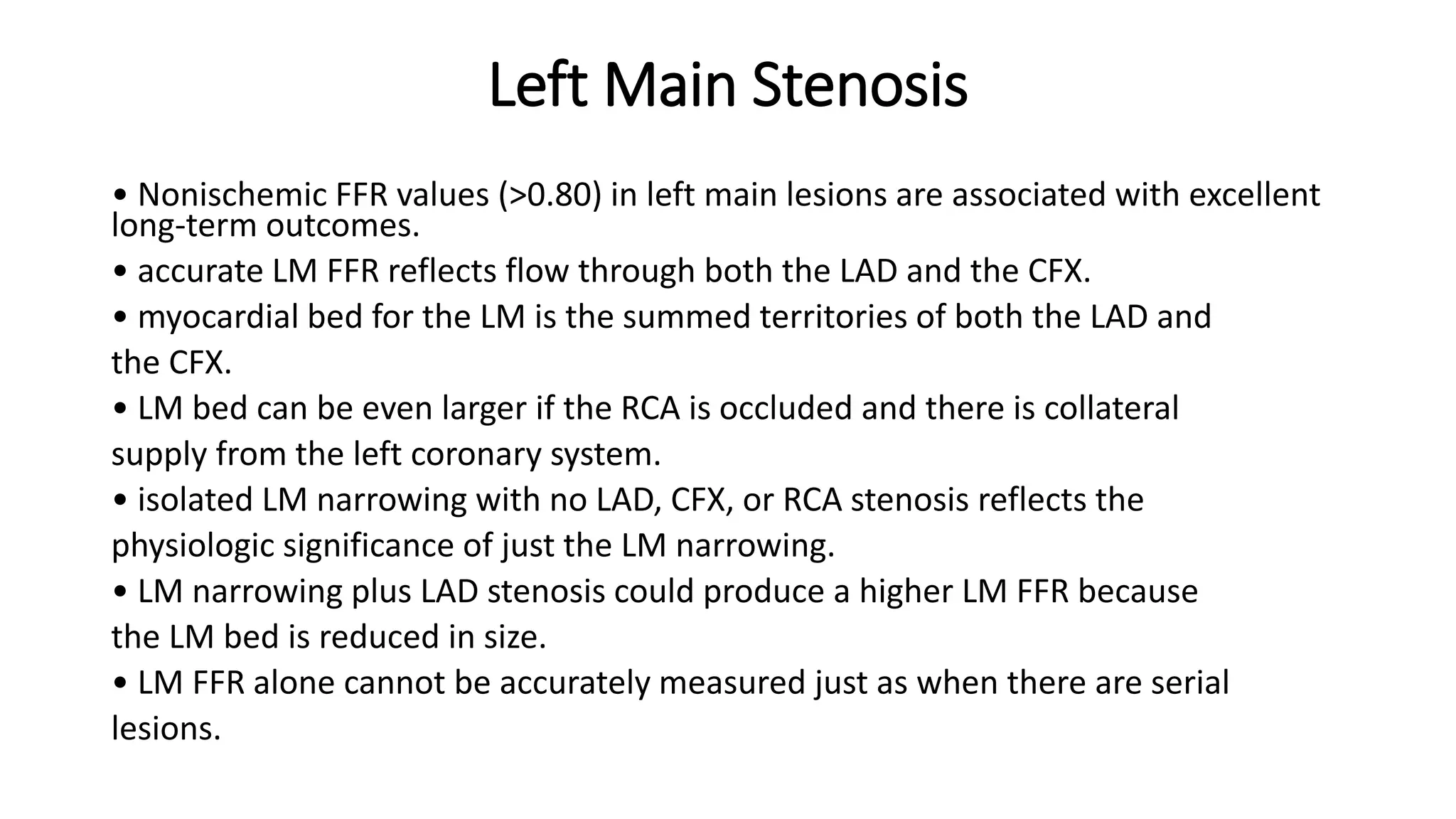 FFR(fractional flow reserve) | PPTX
