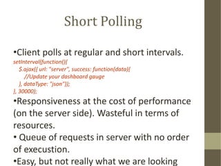 Server Push Technology ( Ratchet ) | PPT