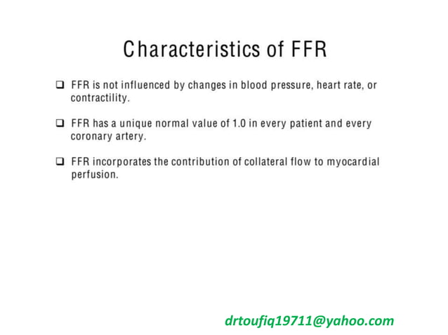 fractional flow reserve FFR dr md toufiqur rahman FSCAI FAHA FAPSIC | PPT
