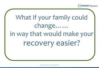 2015 SMART Recovery Family & Friends Update | PPTX