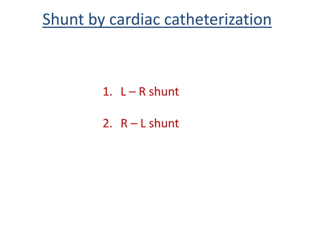 Ffr, raf, shunt calculation, pvr | PPTX