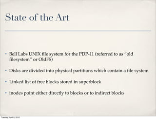 Fast File System | PDF