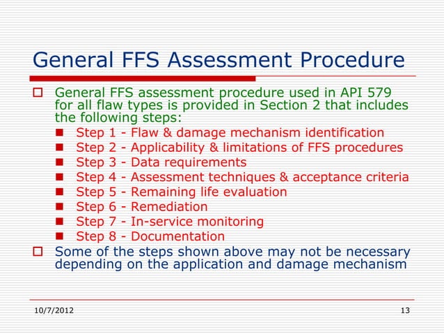 Ffs assessment | PPT