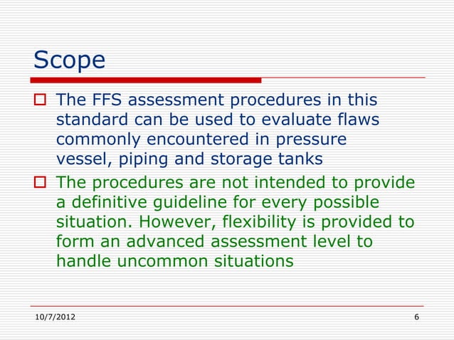 Ffs assessment | PPT