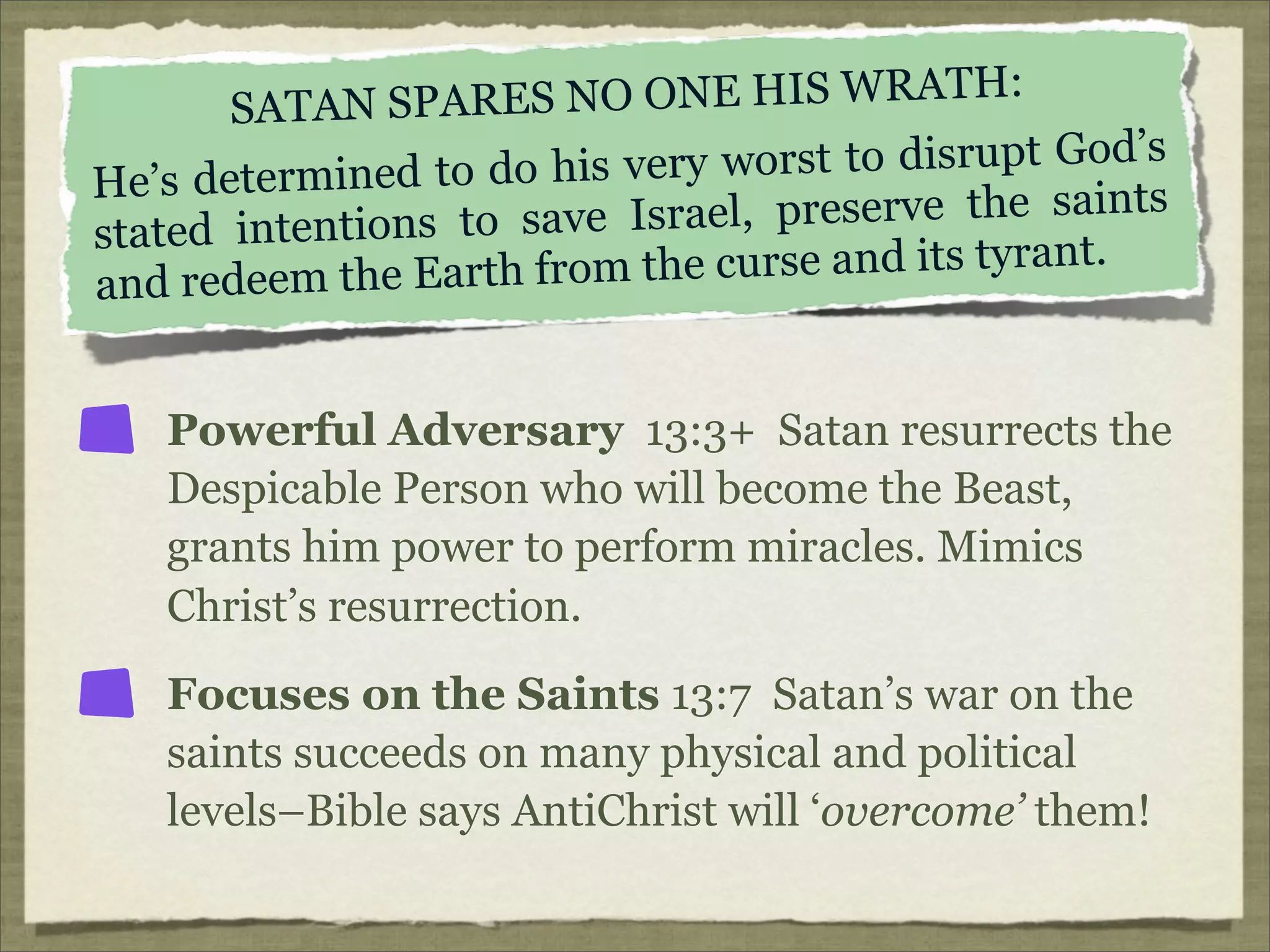XXVIII Satan and Revelation 12 | PDF