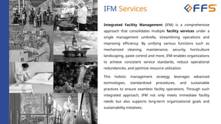 Integrated Facilities Management India - FFS | PPTX
