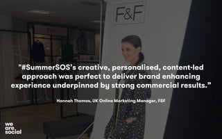 F&F: #SummerSOS case study | PDF