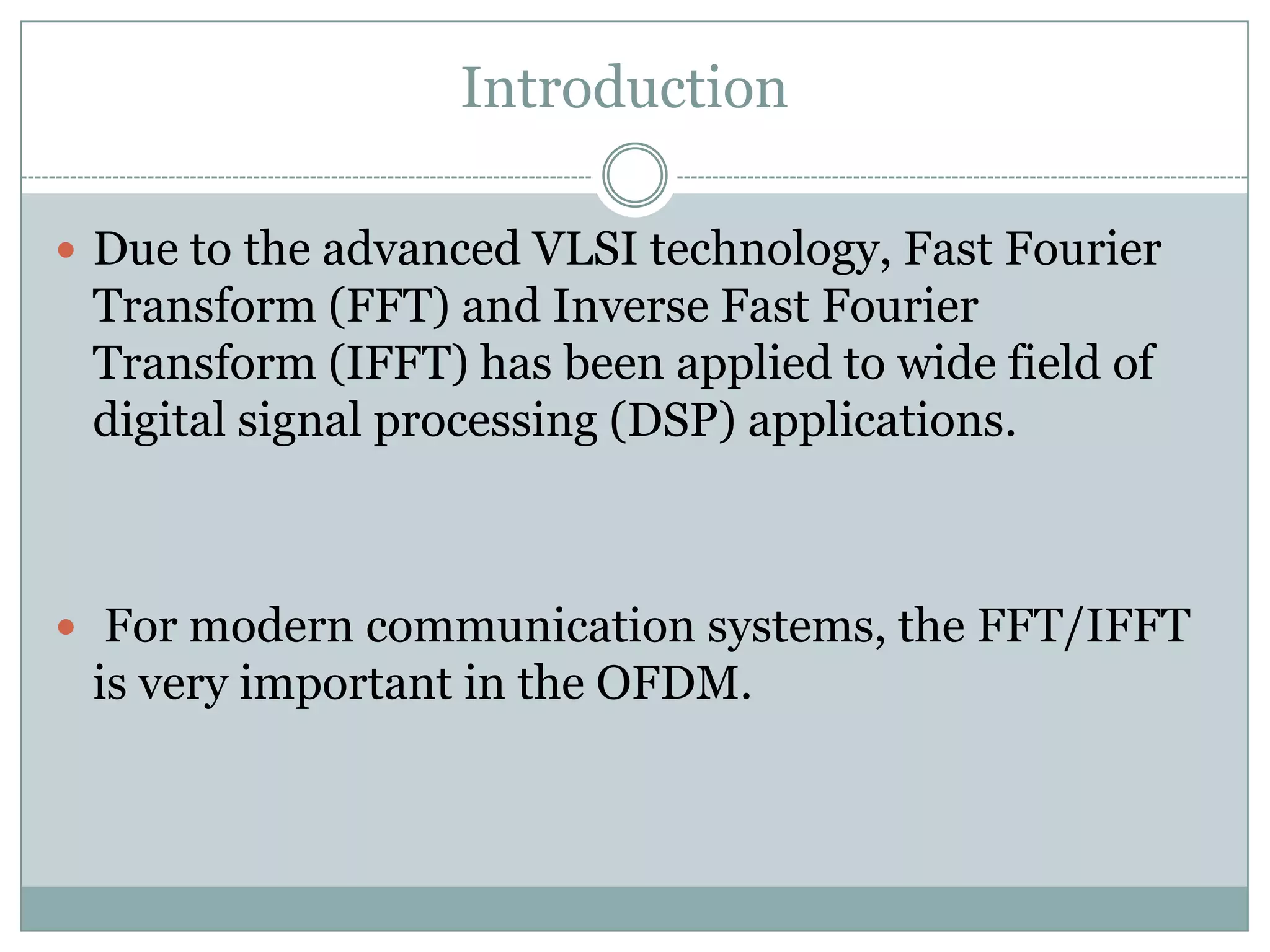 Fft Pptx Computer Networking Computing