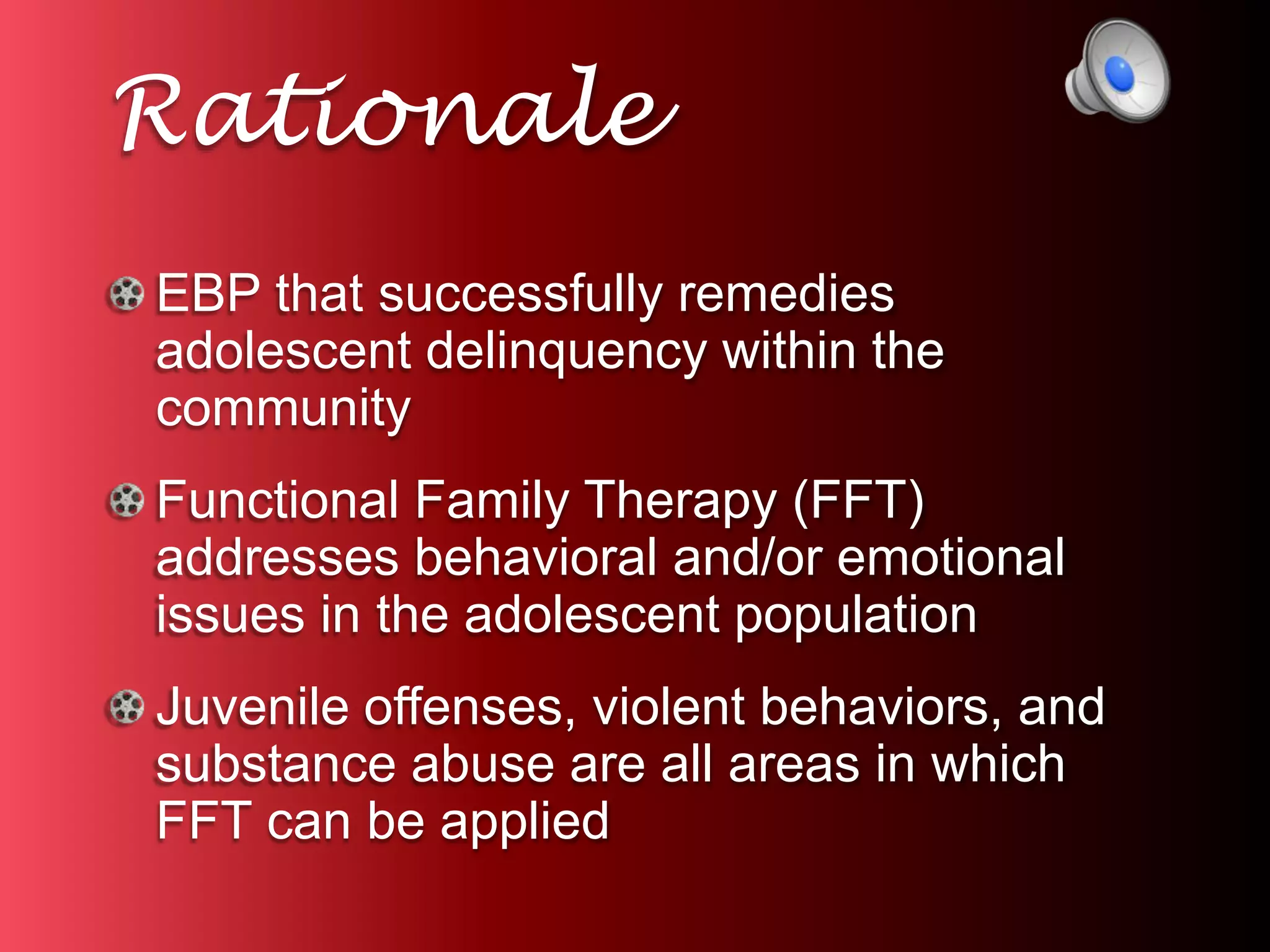 Functional Family Therapy | PPTX
