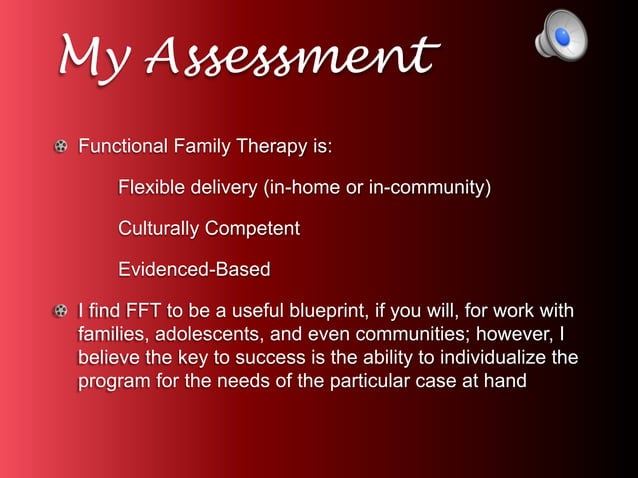 Functional Family Therapy | PPTX