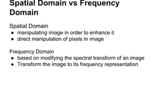 Analysis of hybrid image with FFT (Fast Fourier Transform) | PPTX | Technology & Computing