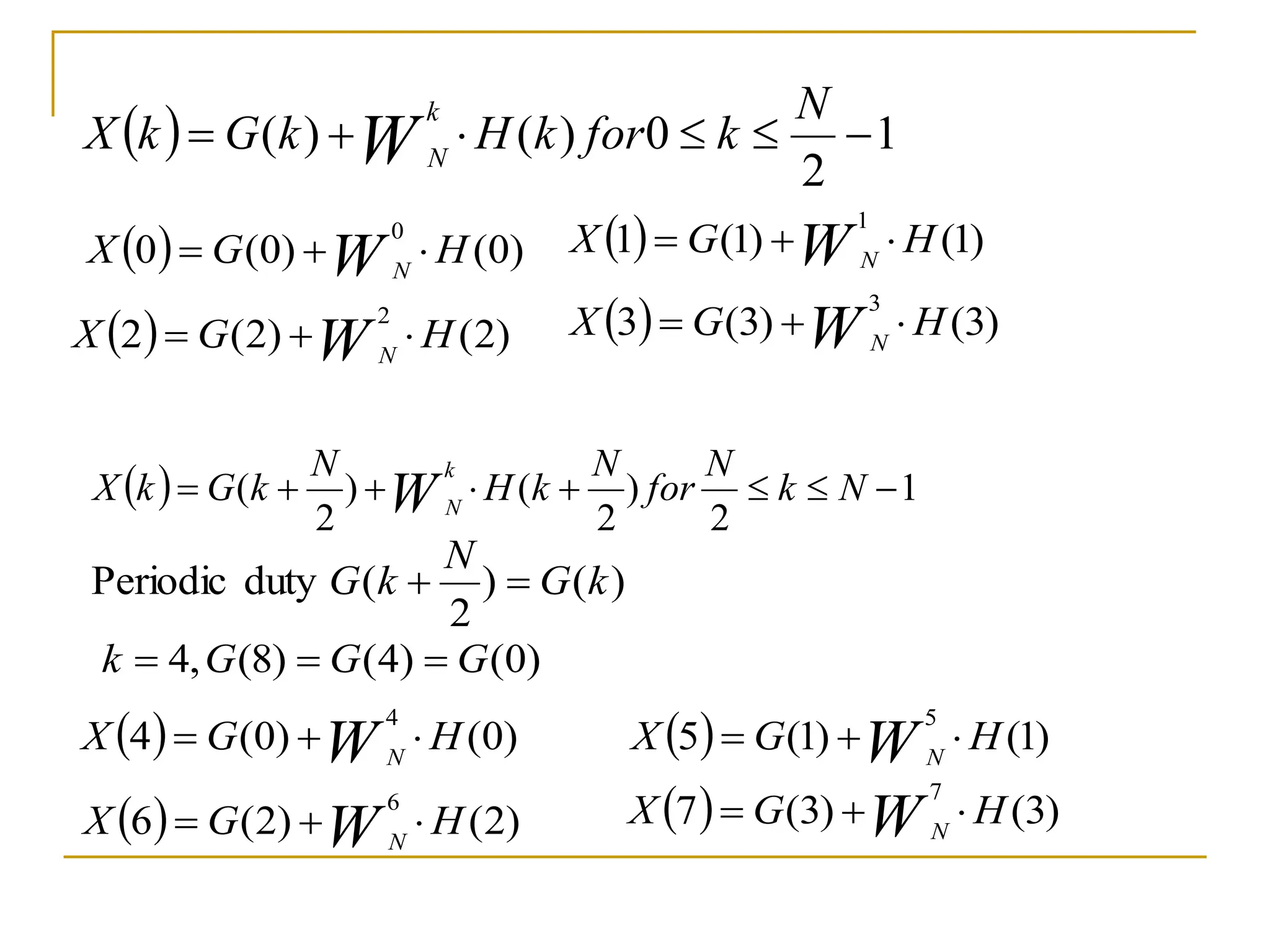 Fast Fourier Transforms, Butterfly structure, DIT, DIF | PPTX