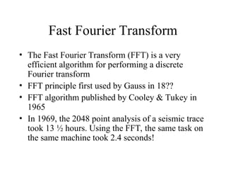 fft.ppt MATHEMATICS FOR ENGINEERING | PPT