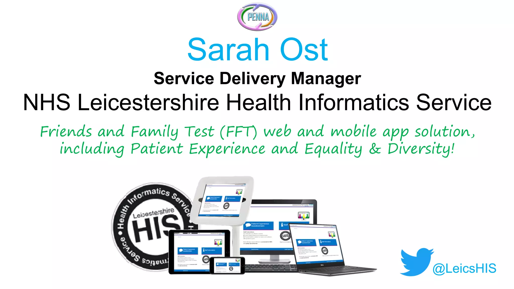 NHS Leicestershire Health Informatics Service- Friends and family test ...