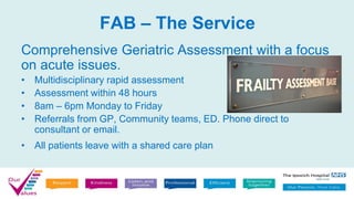 Ipswich Hospital- FAB- frailty assessment base- PEN 2016 | PDF