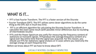 Fft analysis | PPTX