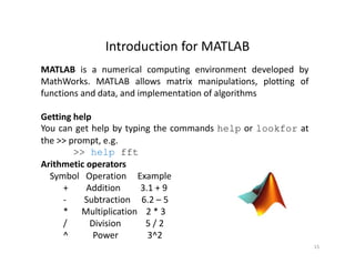 Ff tand matlab-wanjun huang | PDF