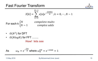 FFT and DFT algorithm | PPTX