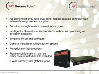 FFT fibre optic intrusion detection | PPTX