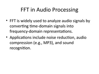 FFTs_Introduction_and_Applicationes.pptx