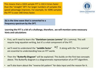 Fft presentation | PDF | Digital Audio | Computer Software and Applications