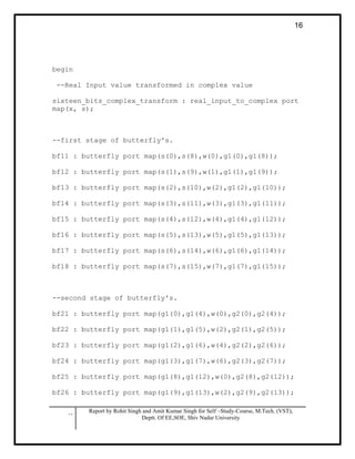 Design of FFT Processor | PDF