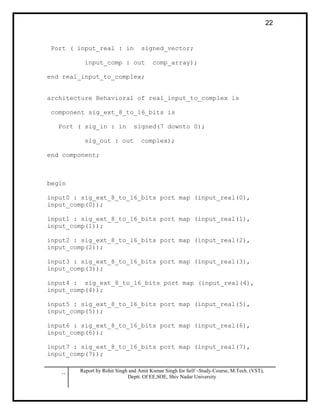 Design of FFT Processor | PDF