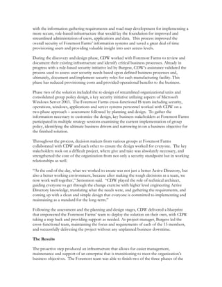 Security AD Directory Redesign | PDF