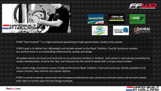 Fast Forward Wheels USA Products 2013 | PPTX