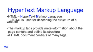 FFW Gabrovo PMG - HTML | PPTX