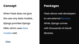 Django vs flask | PDF