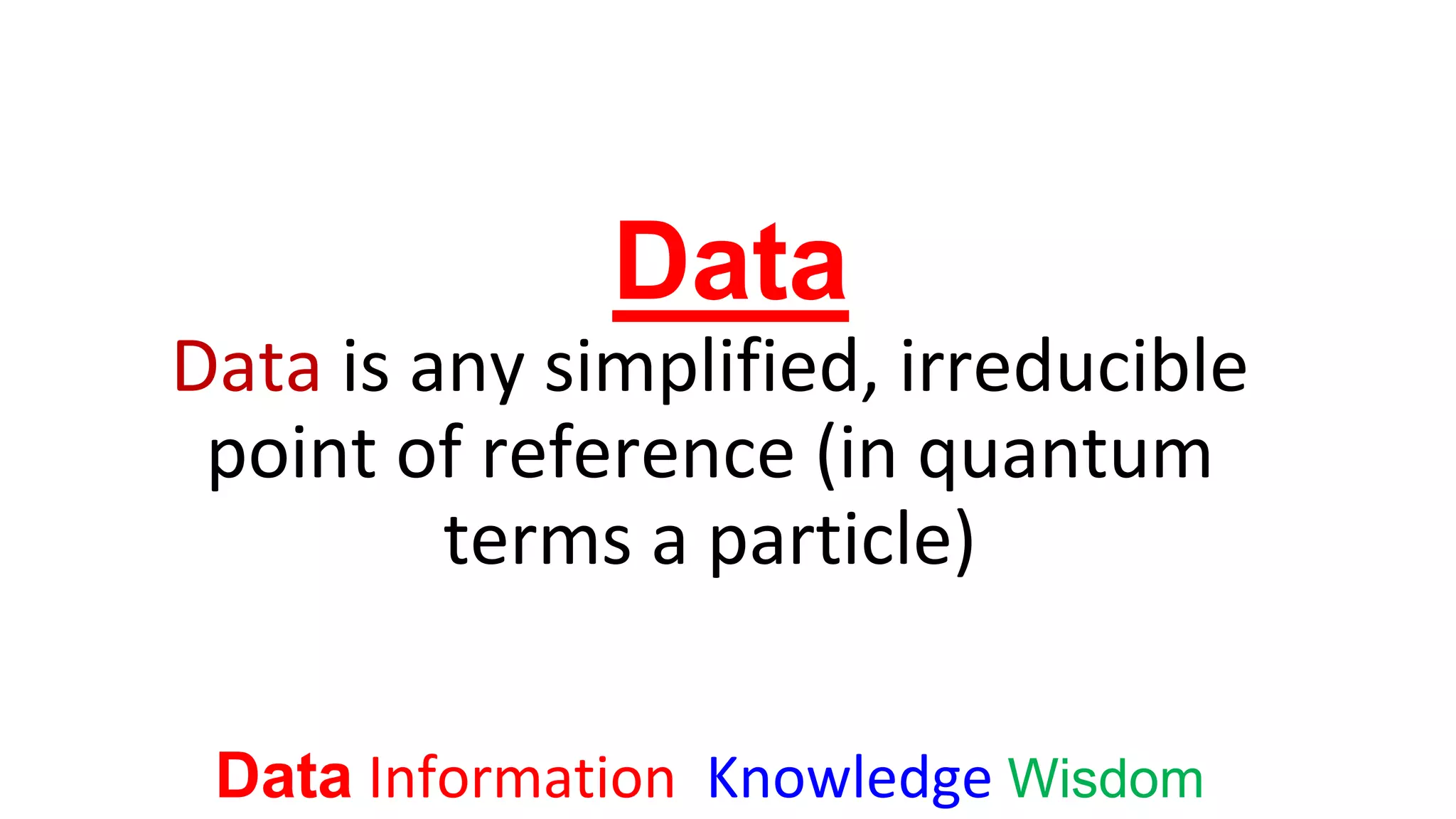 Data Information Knowledge Wisdom | PPTX