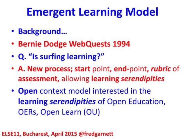 Emergent Learning Model | PPT