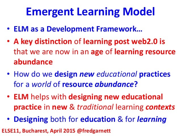 Emergent Learning Model