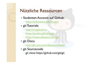 Version management mit Git und Github | PDF