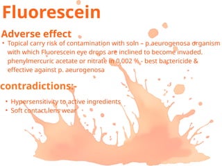 Staining of an eye (for students of optometry) | PPTX | Eye and Vision ...
