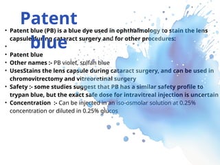 Staining of an eye (for students of optometry) | PPTX | Eye and Vision ...