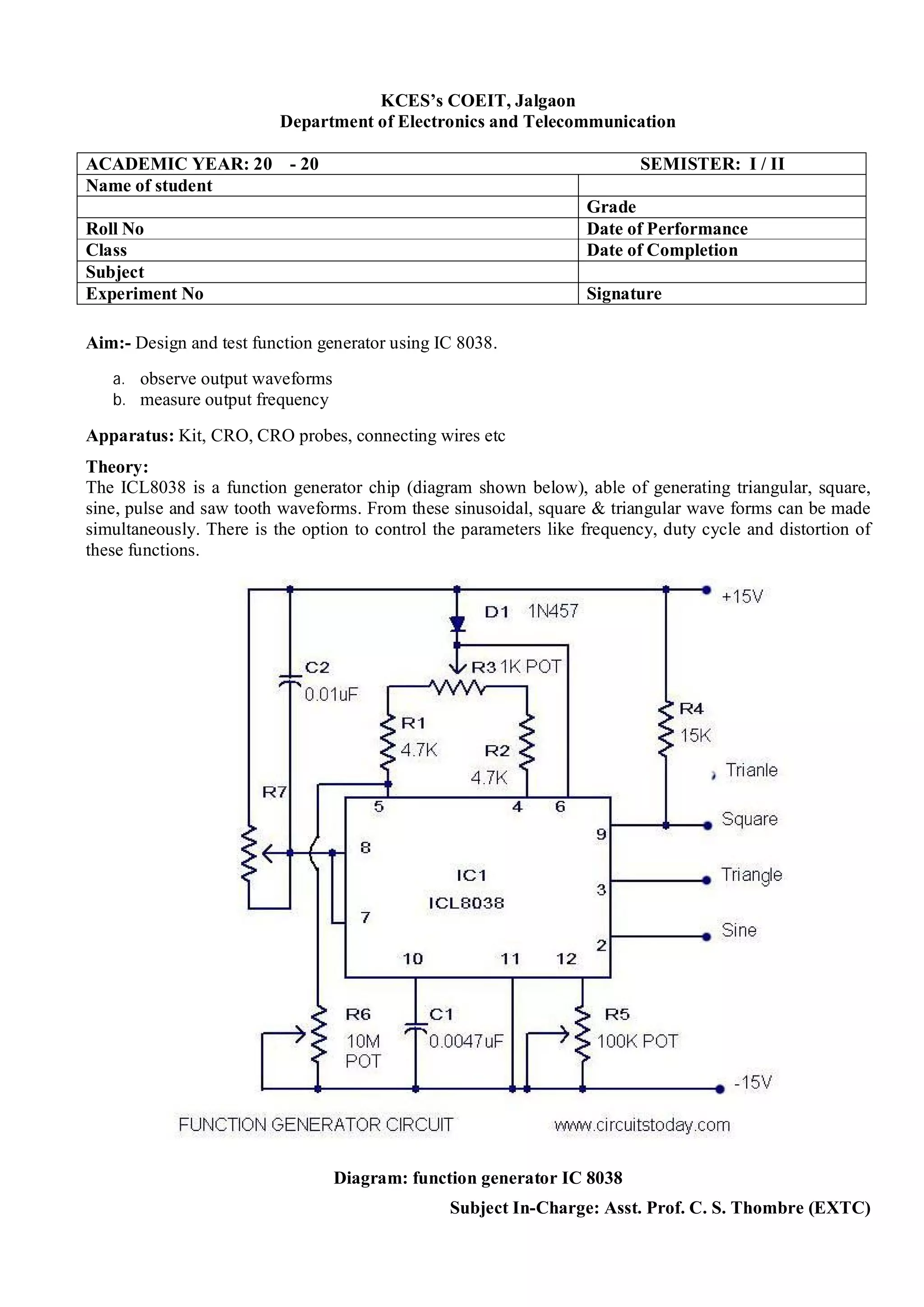 Linear Integrated circuit | PDF