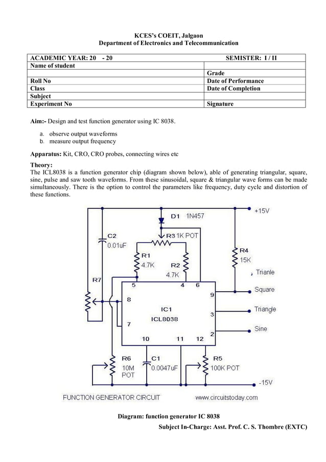 Linear Integrated circuit | PDF