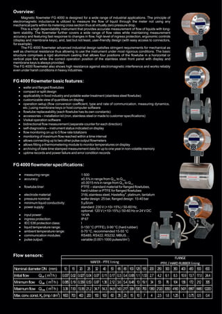 Fg4000 data sheet | PDF | Physics | Science