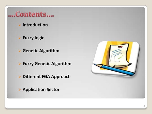 Fuzzy Genetic Algorithm | PPTX | Genetics | Science