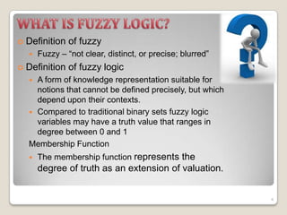 Fuzzy Genetic Algorithm | PPTX