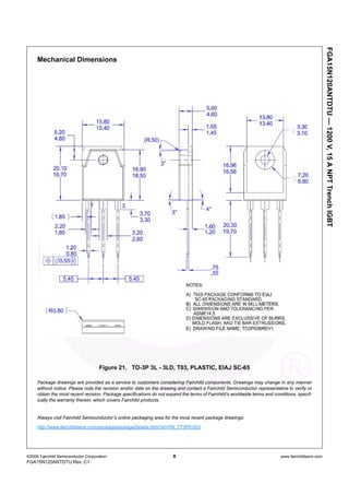 Original IGBT Transistor FGA15N120ANTDTU 1200V 24A TO-3P New ON ...