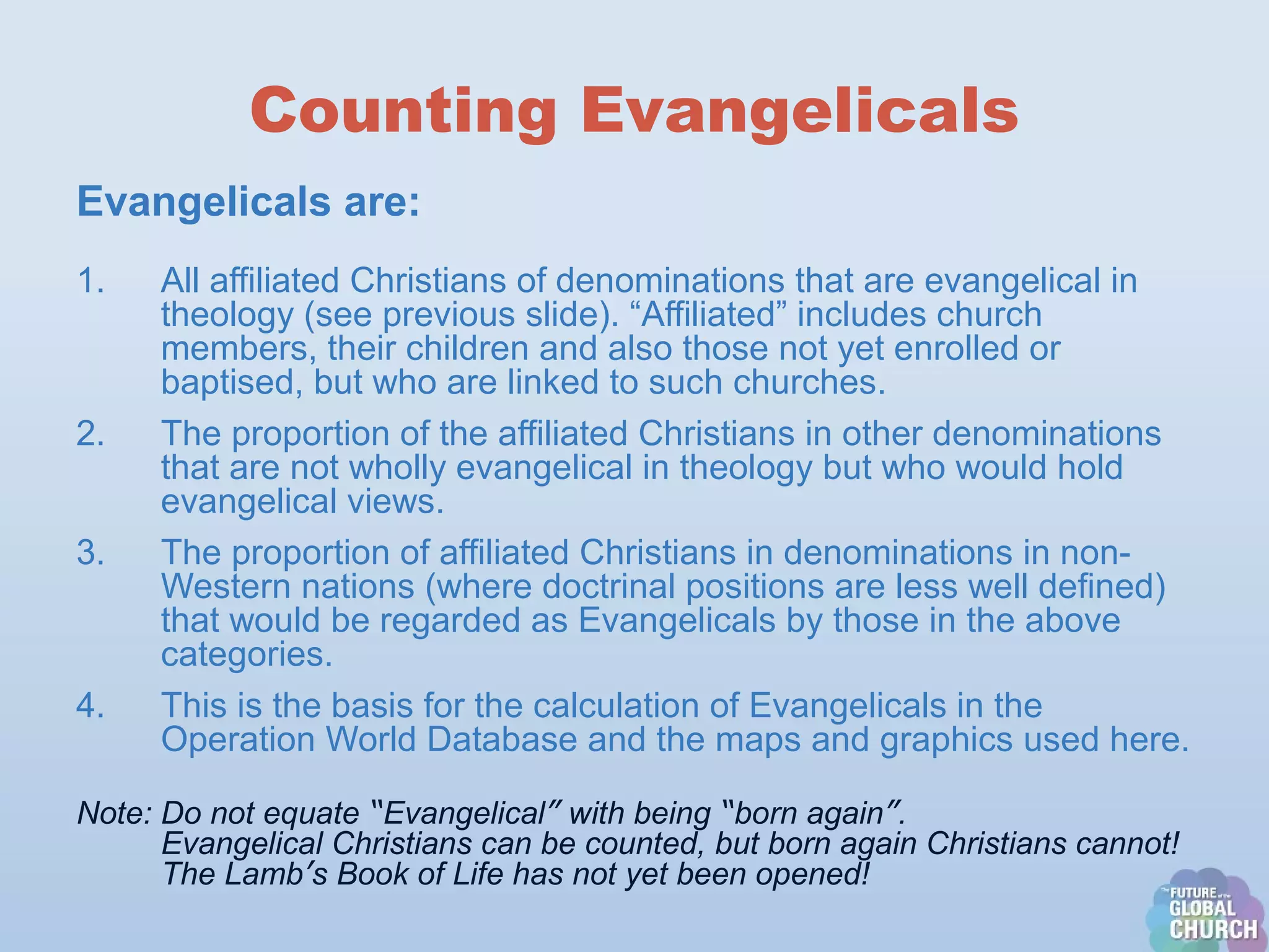 The Future of the Global Church: Ch. 6 sample | PPT