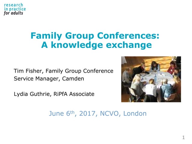 Family group conferencing with adults | PPTX | Daycare and Pre-School ...